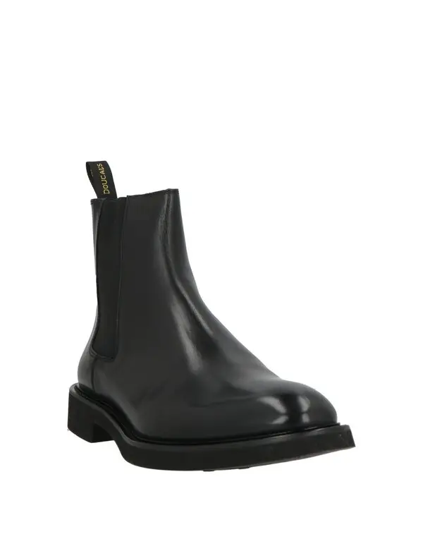 DOUCAL'S Leather Chelsea Boots - Black
