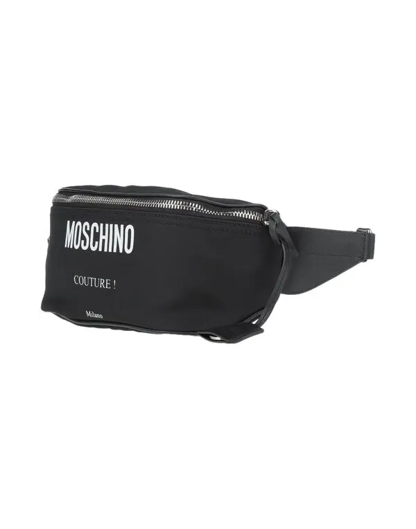 Moschino Belt Bag Textile Fibers, Soft Leather