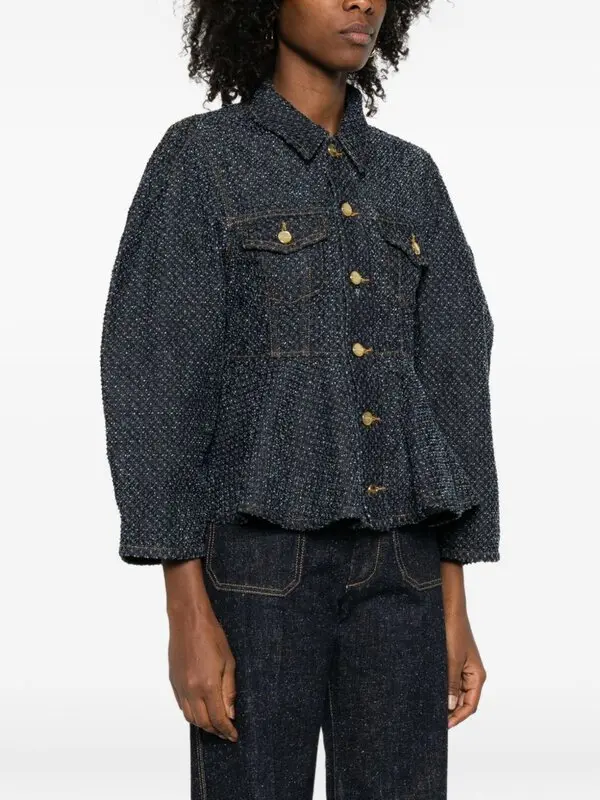 GANNI Denim Cotton Jacket