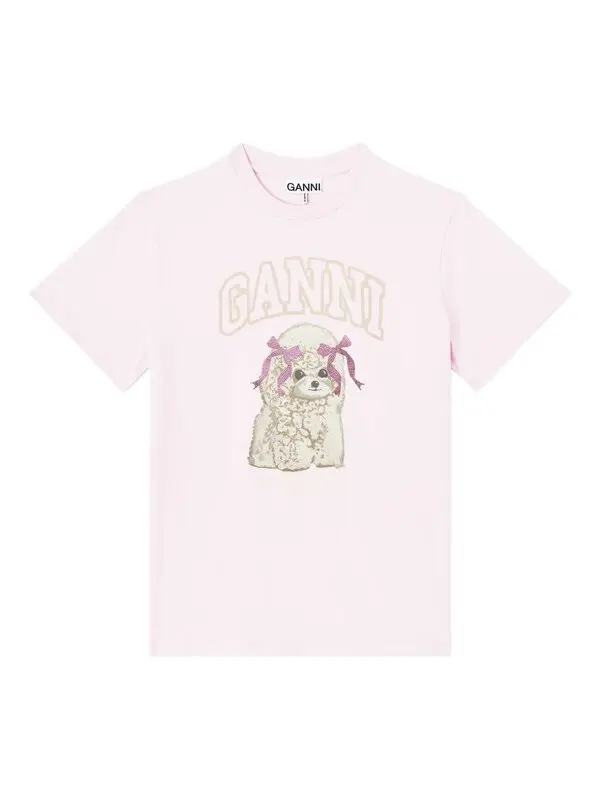 GANNI Organic Cotton T-shirt