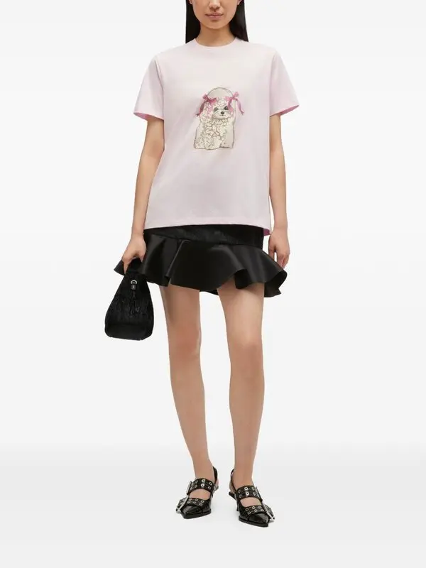 GANNI Organic Cotton T-shirt