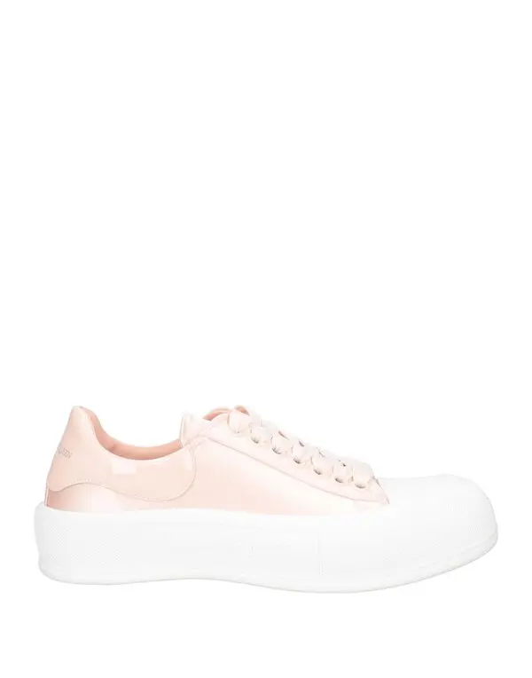 Alexander McQueen Light Soft Leather & Textile Sneakers - Pink