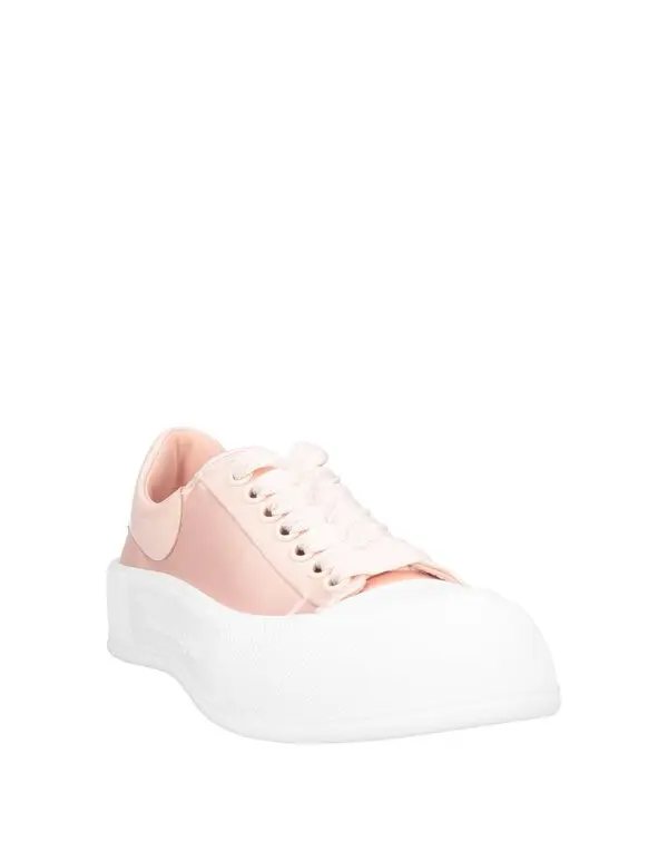 Alexander McQueen Light Soft Leather & Textile Sneakers - Pink