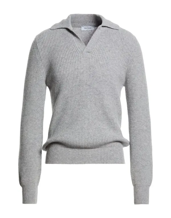 GRAN SASSO Super Geelong Sweater Rust Size Virgin Wool - Grey