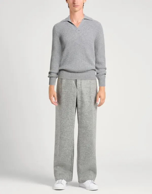 GRAN SASSO Super Geelong Sweater Rust Size Virgin Wool - Grey