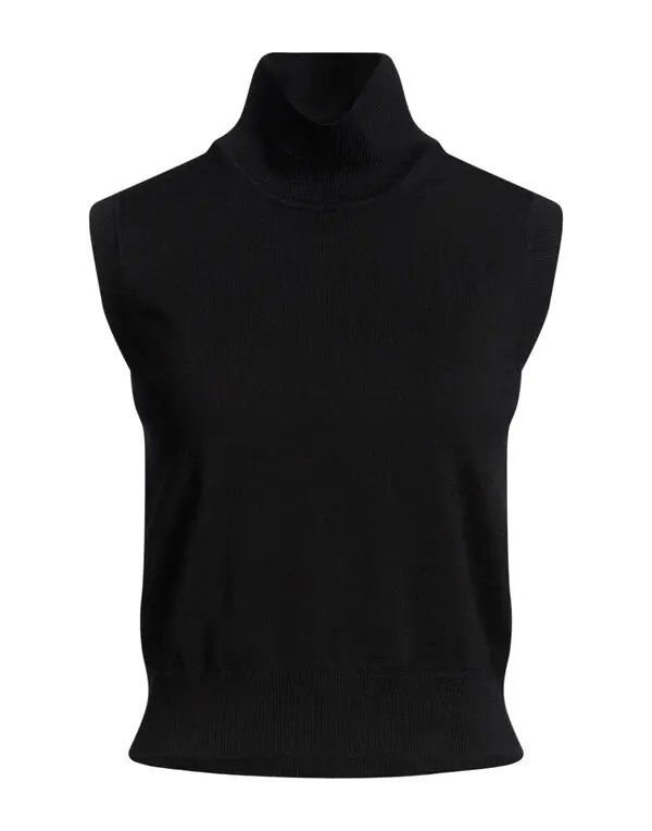 Alpha Studio Wool Turtleneck Knit - Black