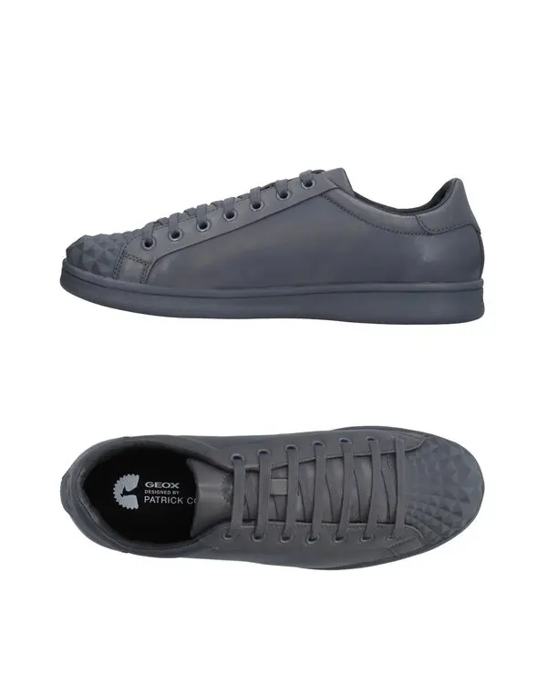 GEOX DESIGNED BY PATRICK COX Sneakers Size Soft Leather - Grey