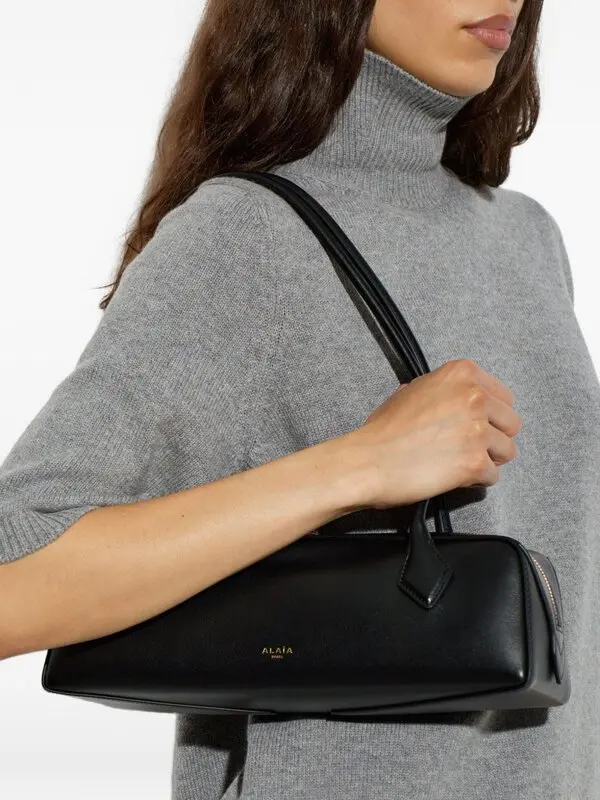 Alaïa Le Teckel Medium Leather Shoulder Bag