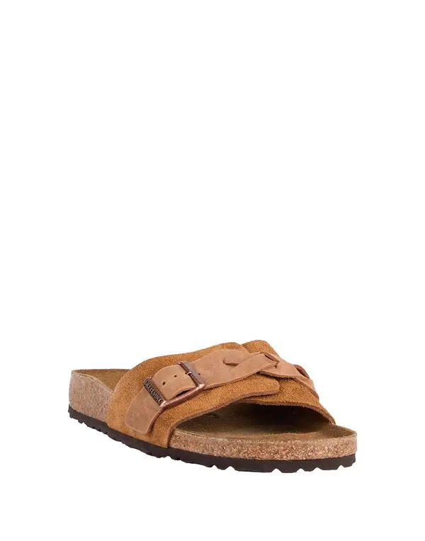 BIRKENSTOCK Sandals Tan Size Leather