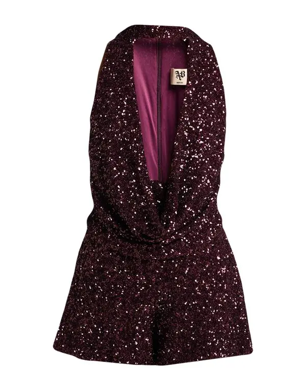 ANIYE BY Sequin Draped Halter Neck Playsuit
