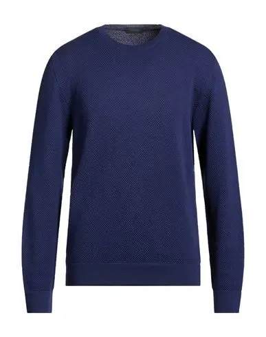 ZANONE Virgin Wool Crewneck Sweater - Navy