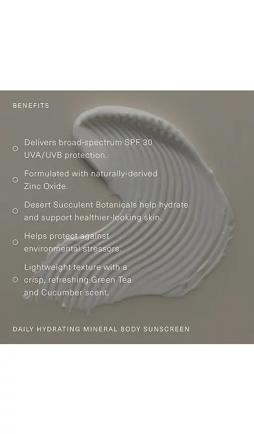 Oak Essentials Travel Daily Hydrating Mineral Body Sunscreen Spf 30