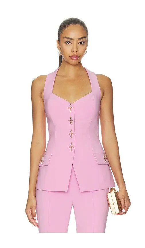 NADINE MERABI Zoe Waistcoat - Pink
