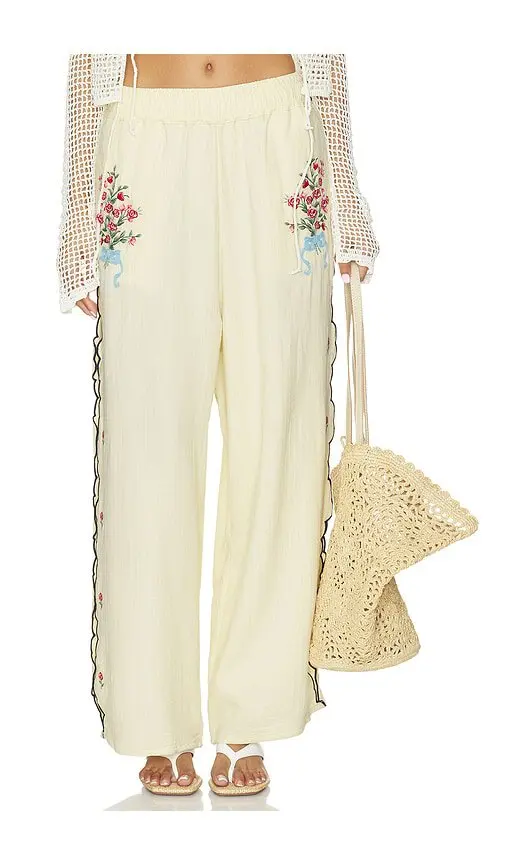 Agua Bendita Lilia Cherish Pant Cream
