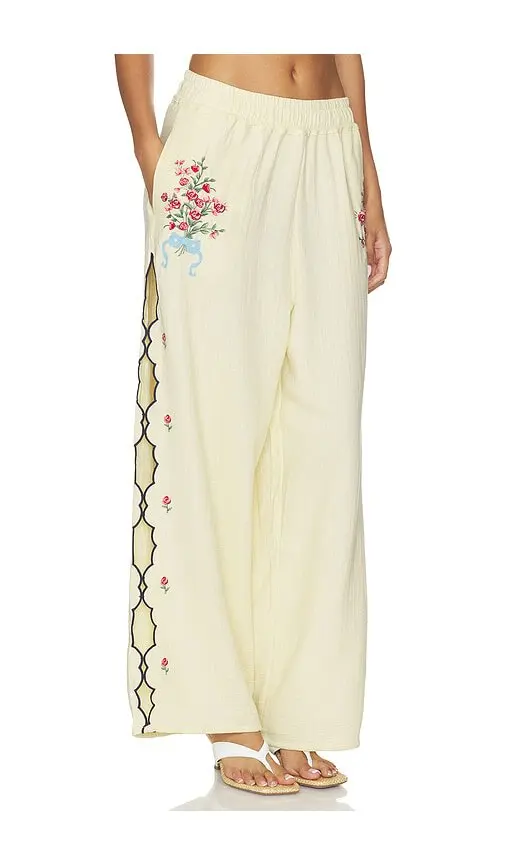 Agua Bendita Lilia Cherish Pant Cream