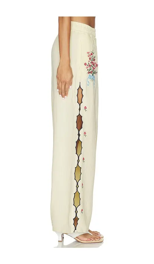 Agua Bendita Lilia Cherish Pant Cream