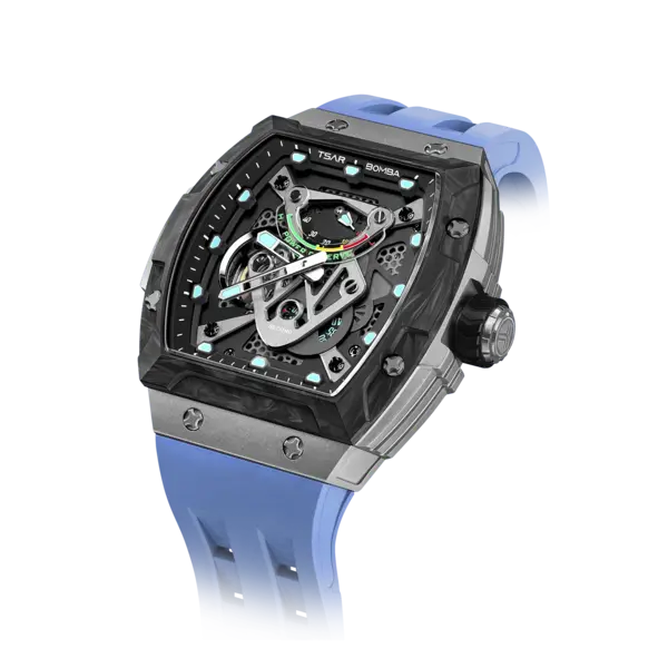 TSAR BOMBA Automatic Mechanical Watch - Blue