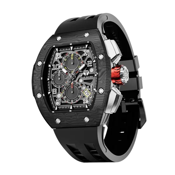 TSAR BOMBA Quartz Watch - Black