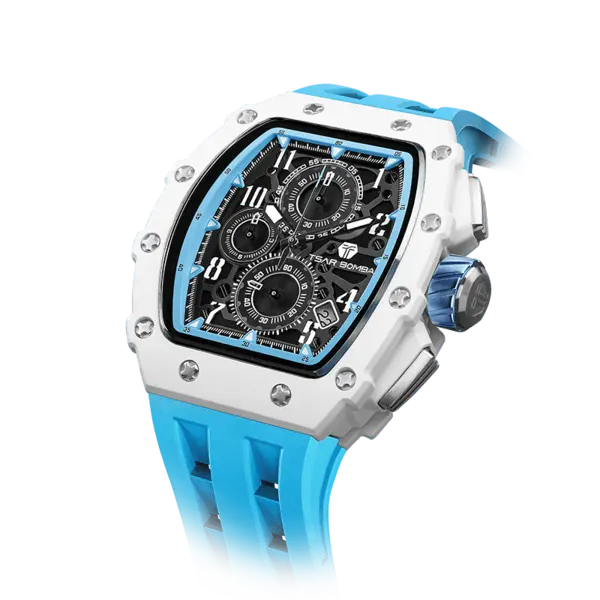 TSAR BOMBA Tb8204b Elemental Series Bio-ceramic Watch - Blue