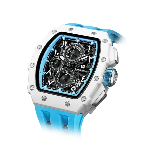 TSAR BOMBA Tb8204b Elemental Series Bio-ceramic Watch - Blue