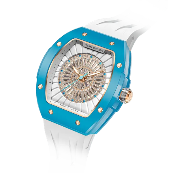 TSAR BOMBA Nucleus Femme 03-tb8220 Timepiece - Blue