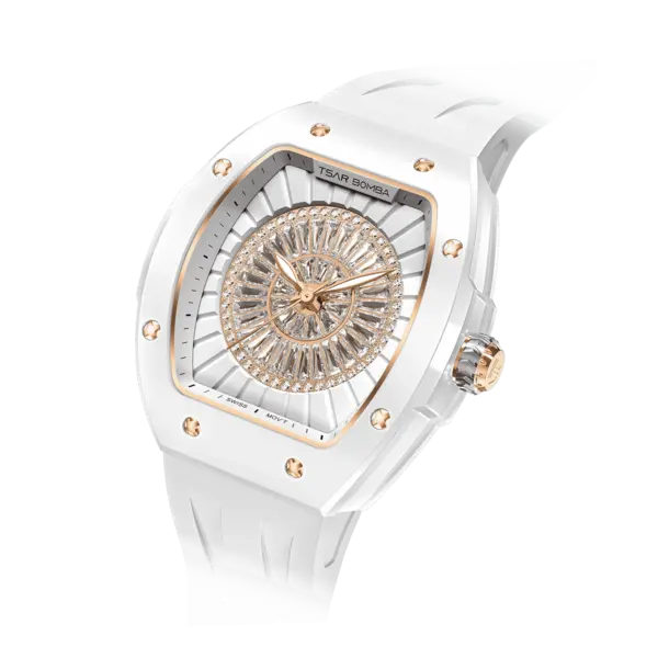 TSAR BOMBA Quartz Watch - White