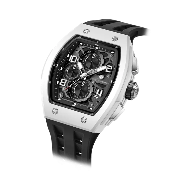 Tsarbomba Luxury Quartz Watch - Black