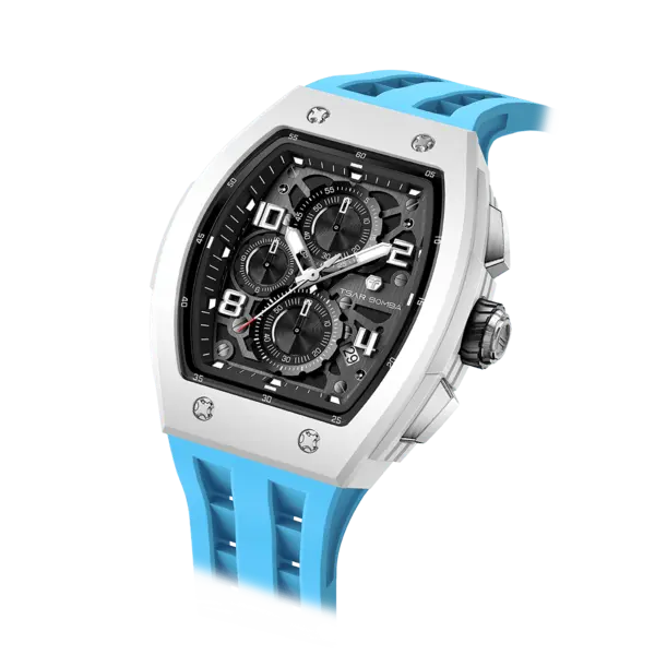 Tsarbomba Luxury Quartz Watch - Light Blue
