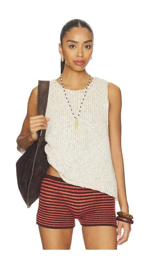Free People Crochet Knit Tank