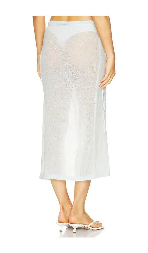 GEEL Kate Sheer Knit Midi Skirt