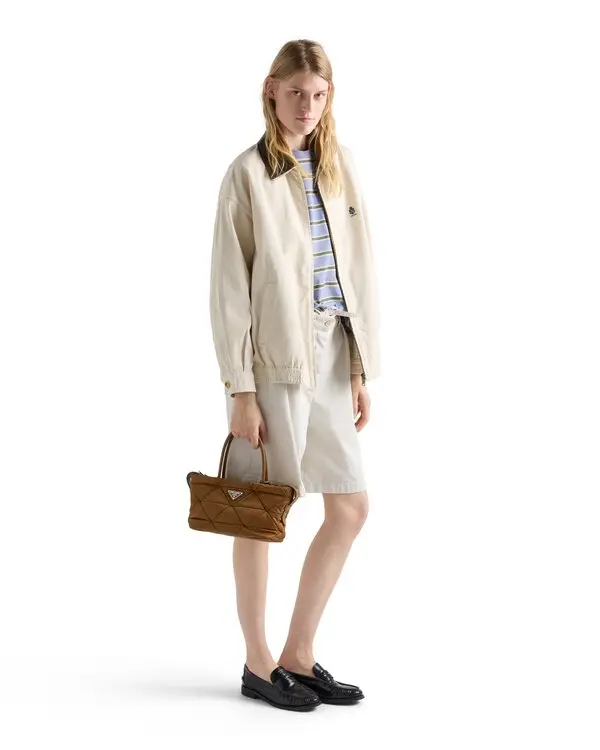 Prada Padded Re-nylon Medium Tote Bag