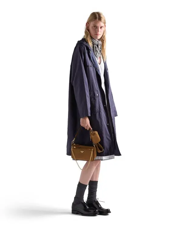Prada Re-nylon And Saffiano Leather Mini Shoulder Bag