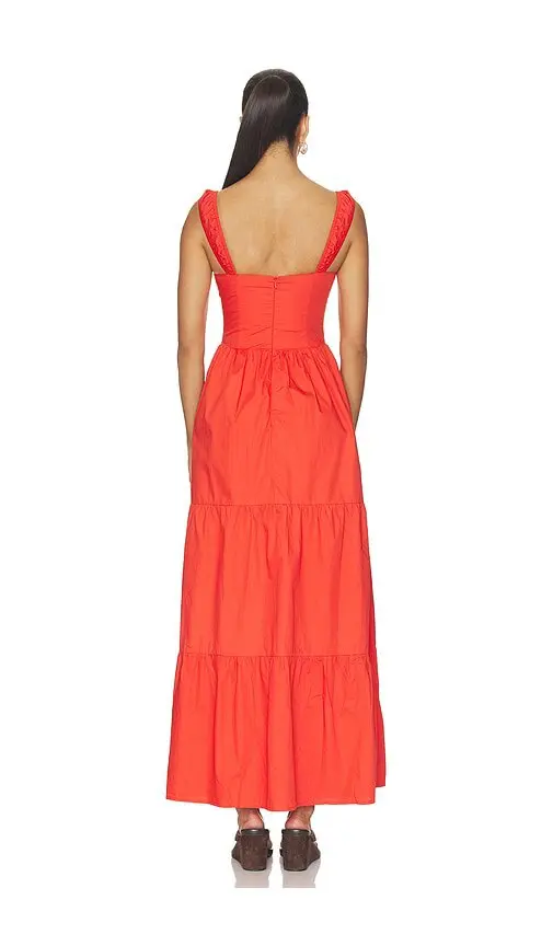 MORE TO COME Maeve Maxi Dress - Red