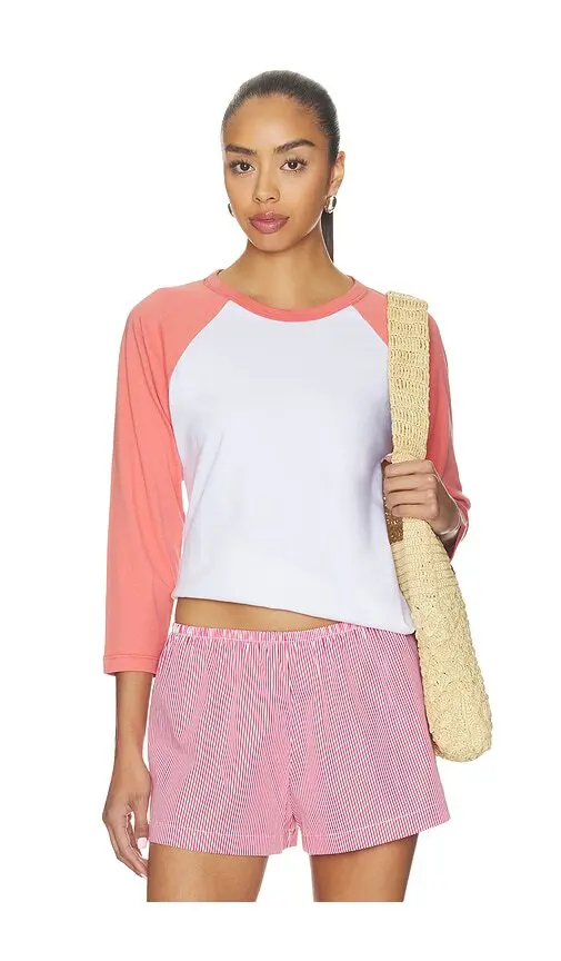 LESET Margo Baseball Tee - Multi