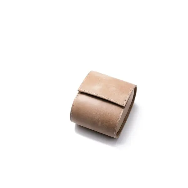ROARCRAFT Single Watch Roll In Calfskin Leather