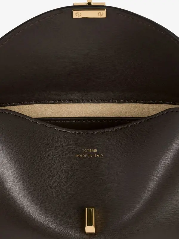 TOTEME Mini Tlock Leather Clutch