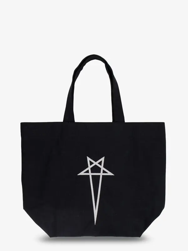 Rick Owens Canvas Handbag With Front Logo