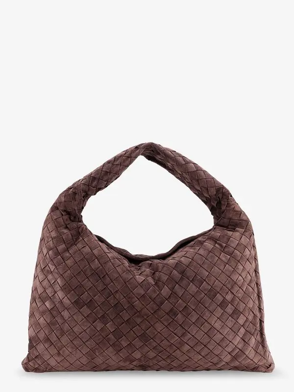 Bottega Veneta Intrecciato Leather Shoulder Bag - Brown