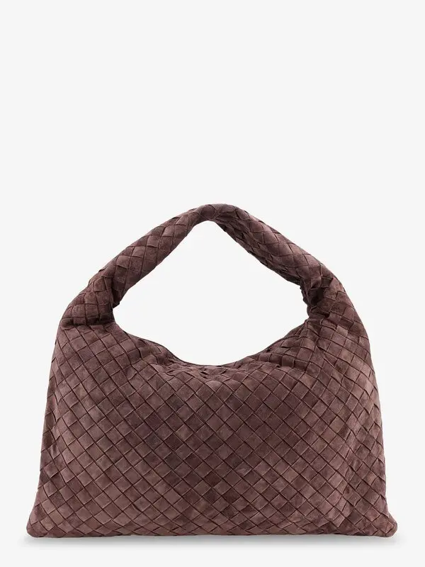 Bottega Veneta Intrecciato Leather Shoulder Bag - Brown