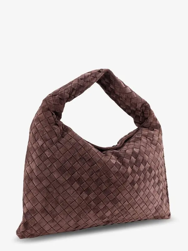 Bottega Veneta Intrecciato Leather Shoulder Bag - Brown