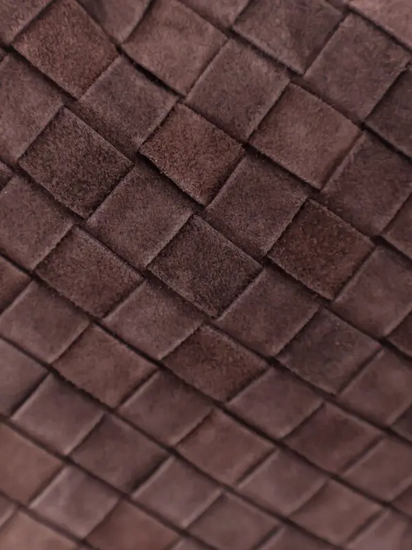 Bottega Veneta Intrecciato Leather Shoulder Bag - Brown