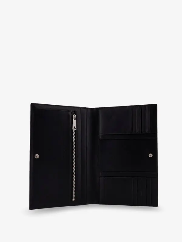 Bottega Veneta Leather Clutch Bag With Intrecciato Motif - Black