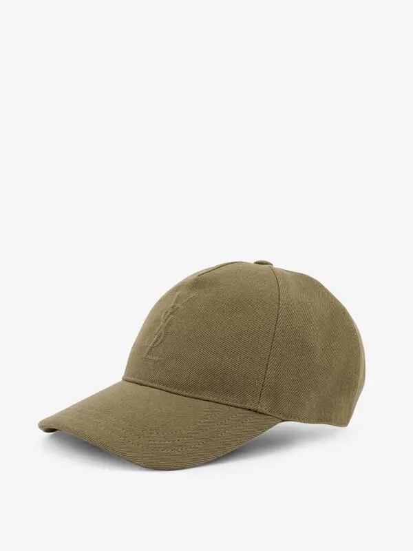 Saint Laurent Cassandre Logo Denim Hat