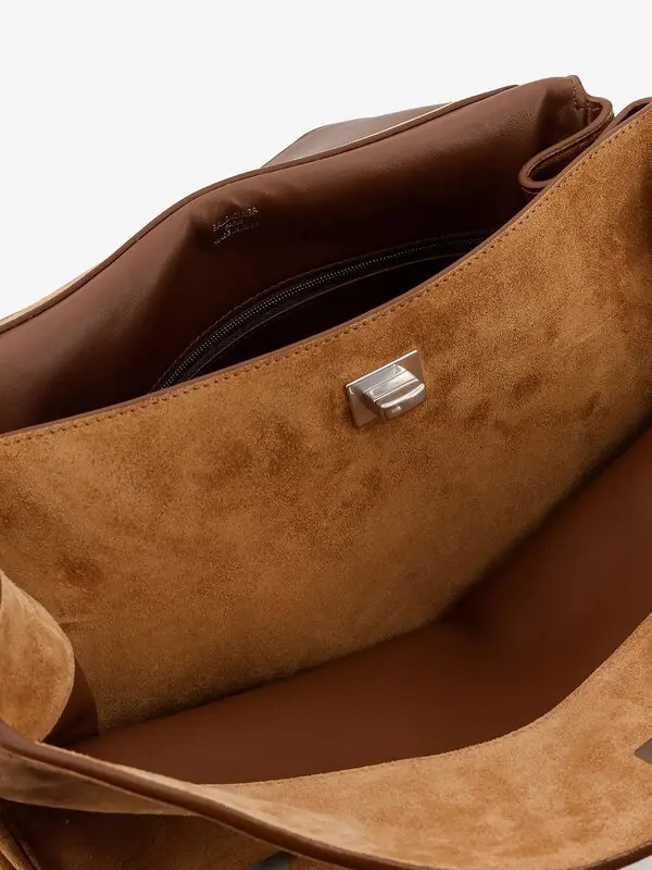 Balenciaga Rodeo M Suede Shoulder Bag