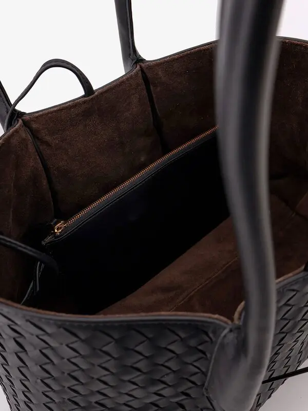 Bottega Veneta Intrecciato Woven Leather Tote Bag