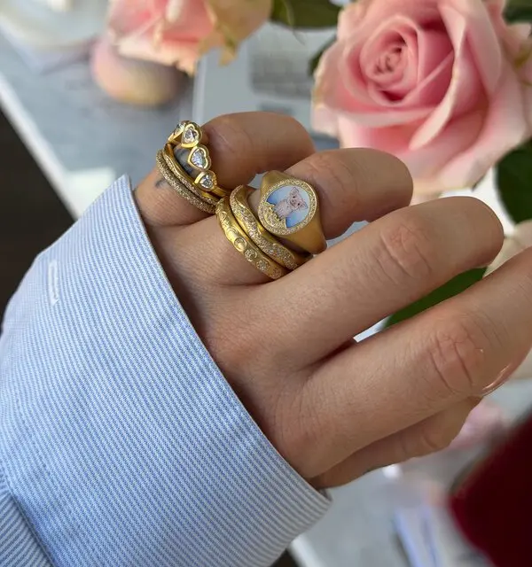 CECE JEWELLERY Chinese Zodiac Signet Ring