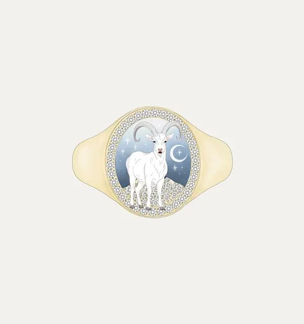 CECE JEWELLERY Chinese Zodiac Signet Ring