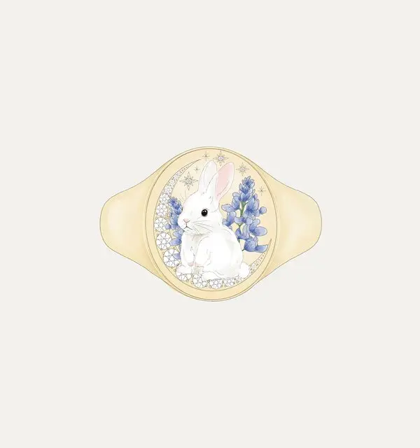 CECE JEWELLERY Chinese Zodiac Signet Ring