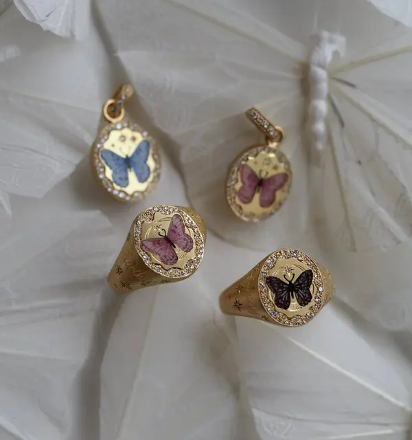 CECE JEWELLERY Earthly Delights Signet Ring