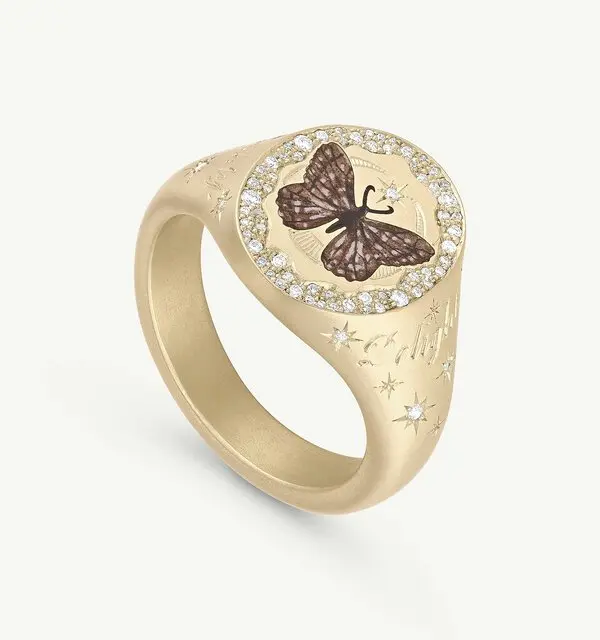 CECE JEWELLERY Earthly Delights Signet Ring